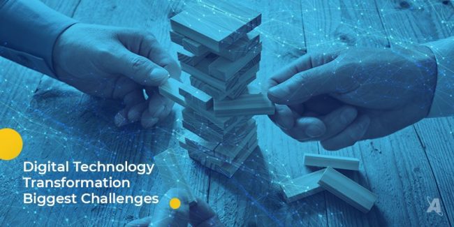 Top 5 digital technology transformation challenges.